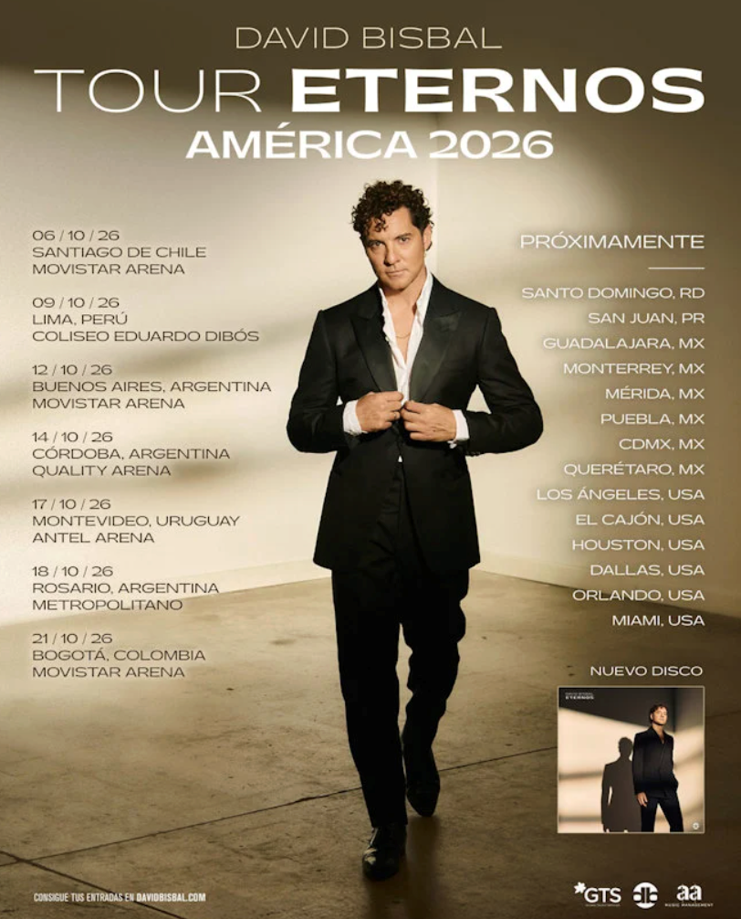 David Bisbal anuncia Eternos y gira Tour 2026
